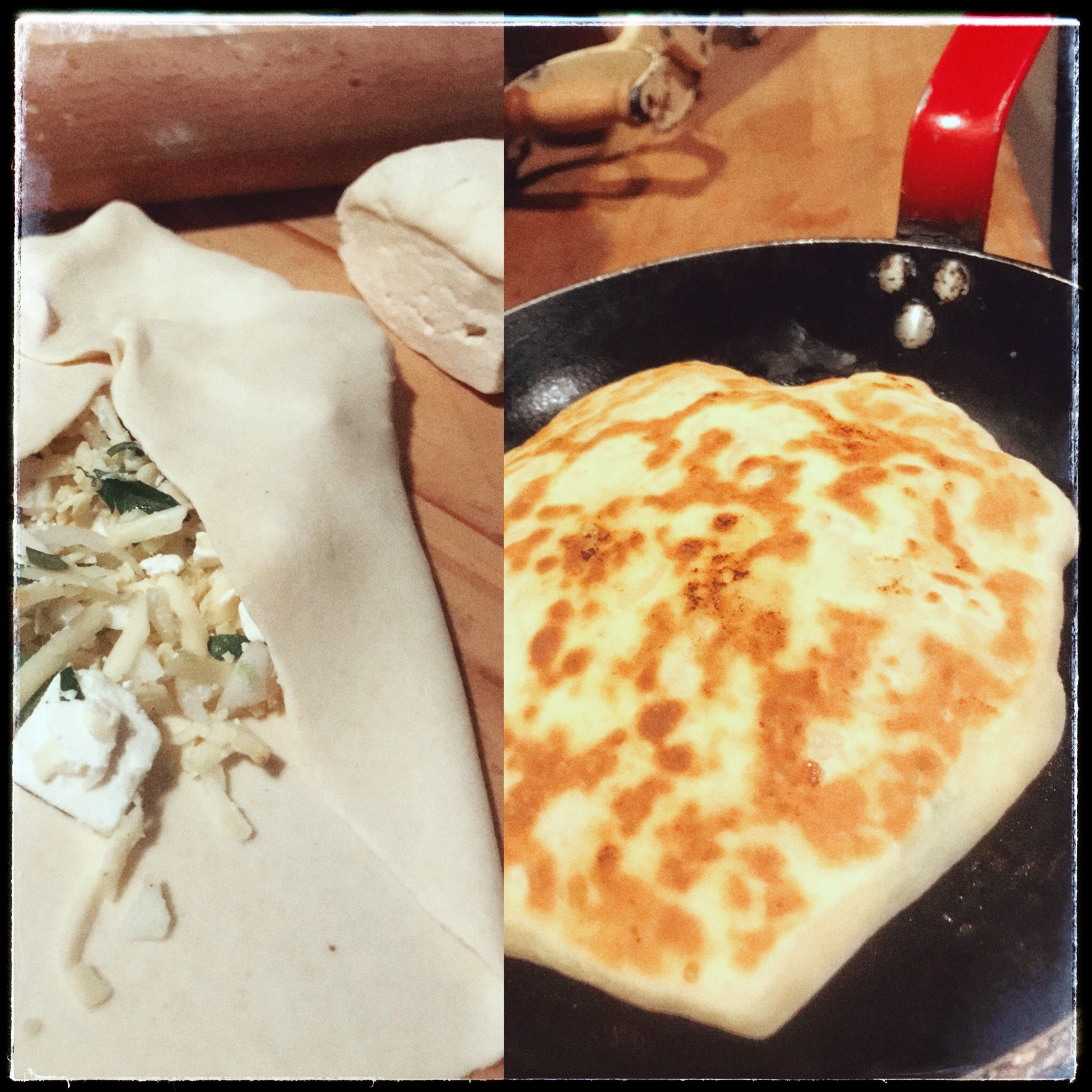 Khatchapouri ou pains géorgiens féta, tomme fraiche – CuisineSurMesure